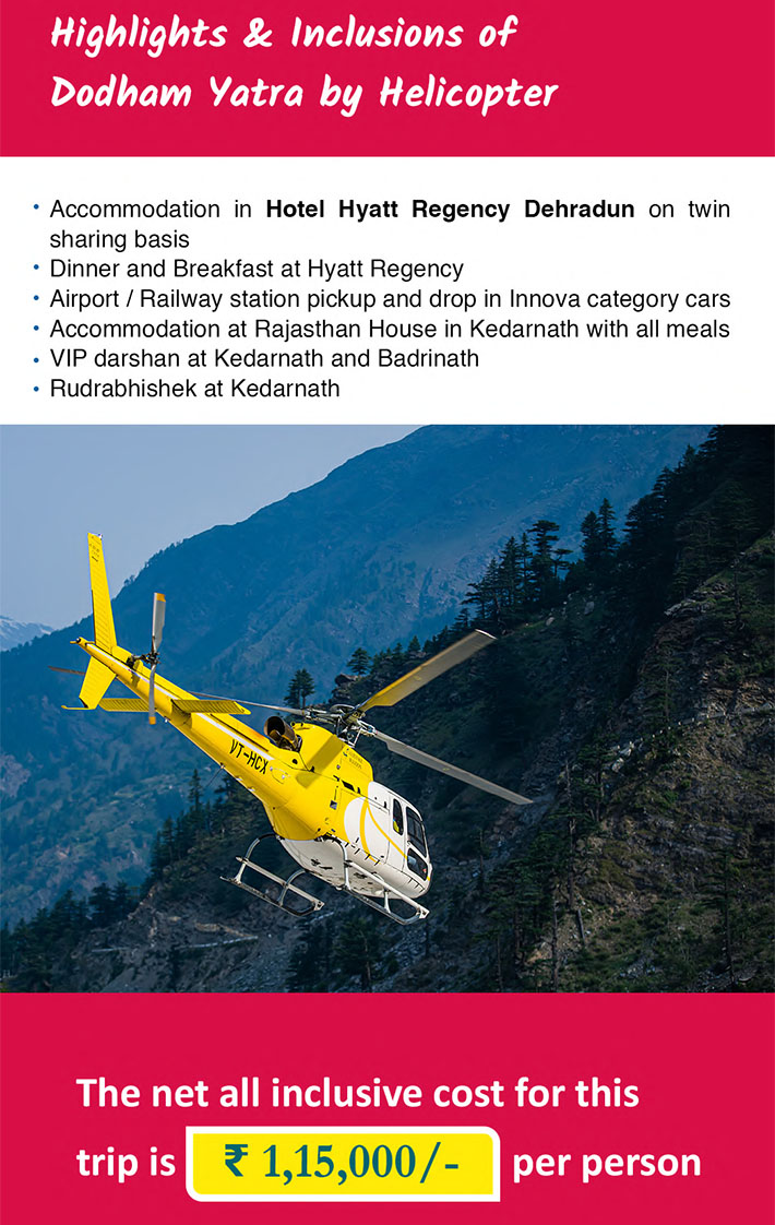 Do Dham Yatra by Helicopter from Dehradun Best Price | Do Dham Yatra ...